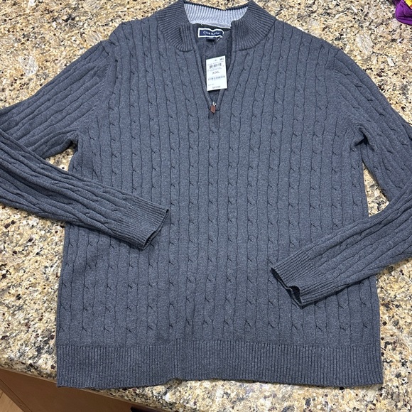 Club Room | Sweaters | Club Room Gray Cable Knit Zipup Sweater | Poshmark